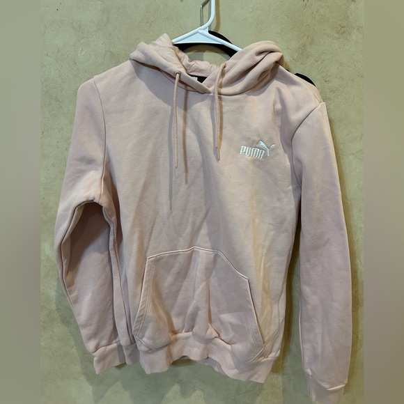 Puma | Sweaters | Puma Mens Light Pink Hoodie | Poshmark